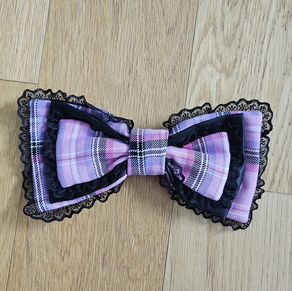 ma*rs | Accessories | Mars Agejo Gyaru Lolita Jirai Plaid Pink And ...